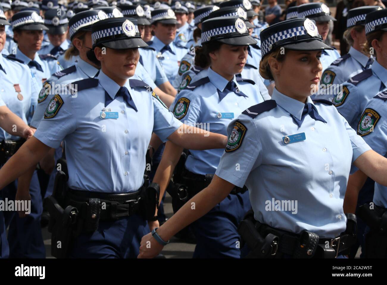 Parade in Sydney marks 100 years of women in policing Stock Photo - Alamy