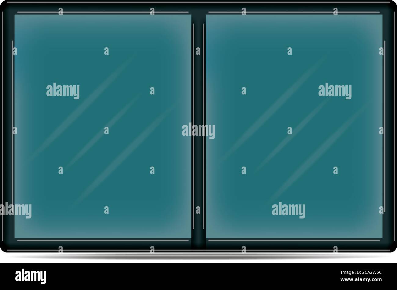 Closed window icon. Frame icon - Vector illustration Stock Vector Image ...