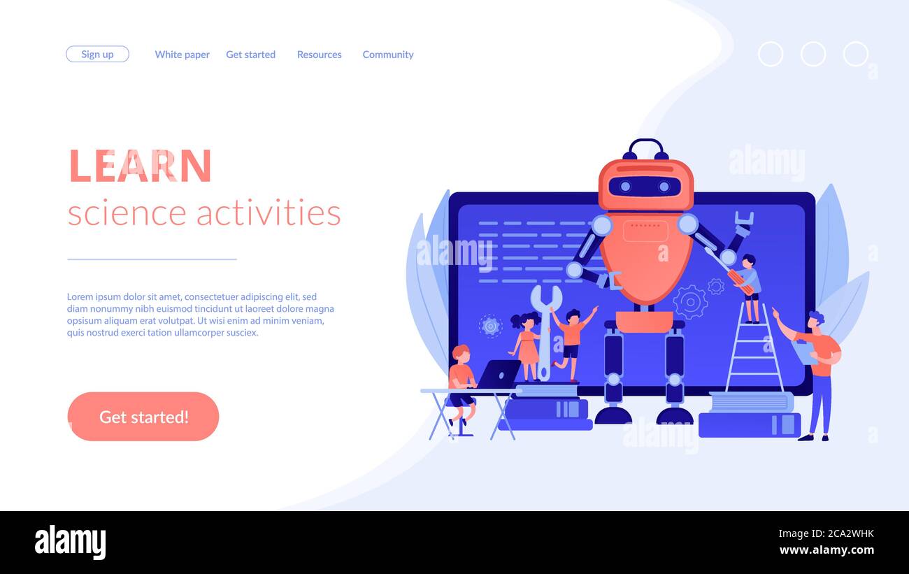 Kids and engineering Stock Vector Images - Alamy