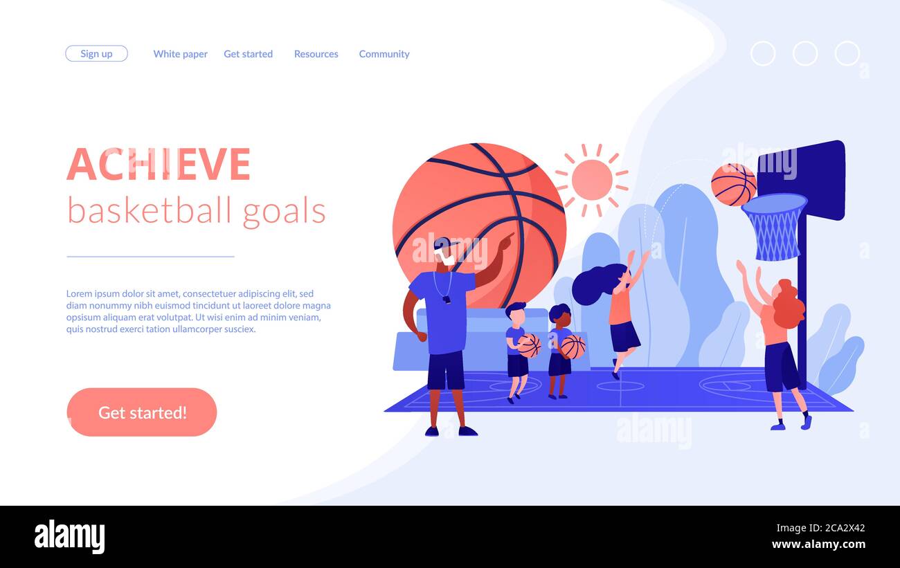 Basketball infographic hi-res stock photography and images - Alamy