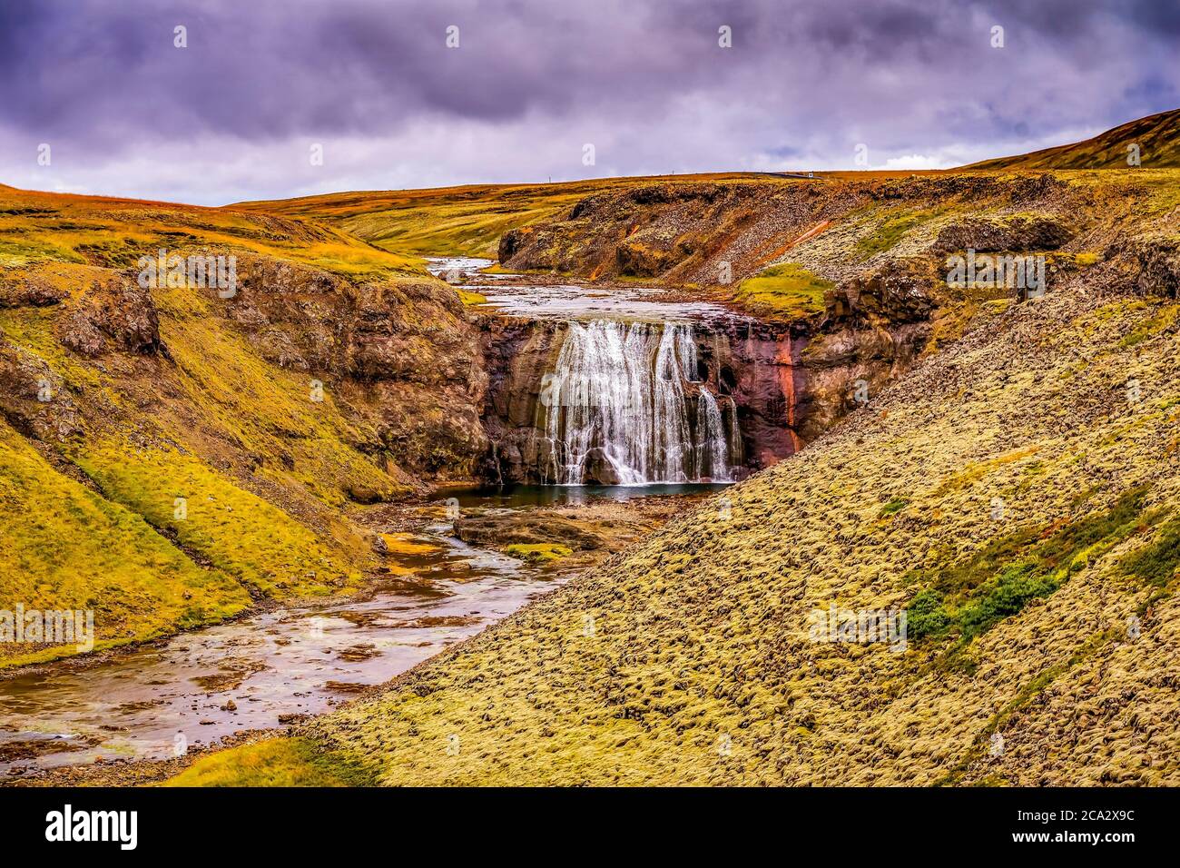 Porufoss waterfall hi-res stock photography and images - Alamy