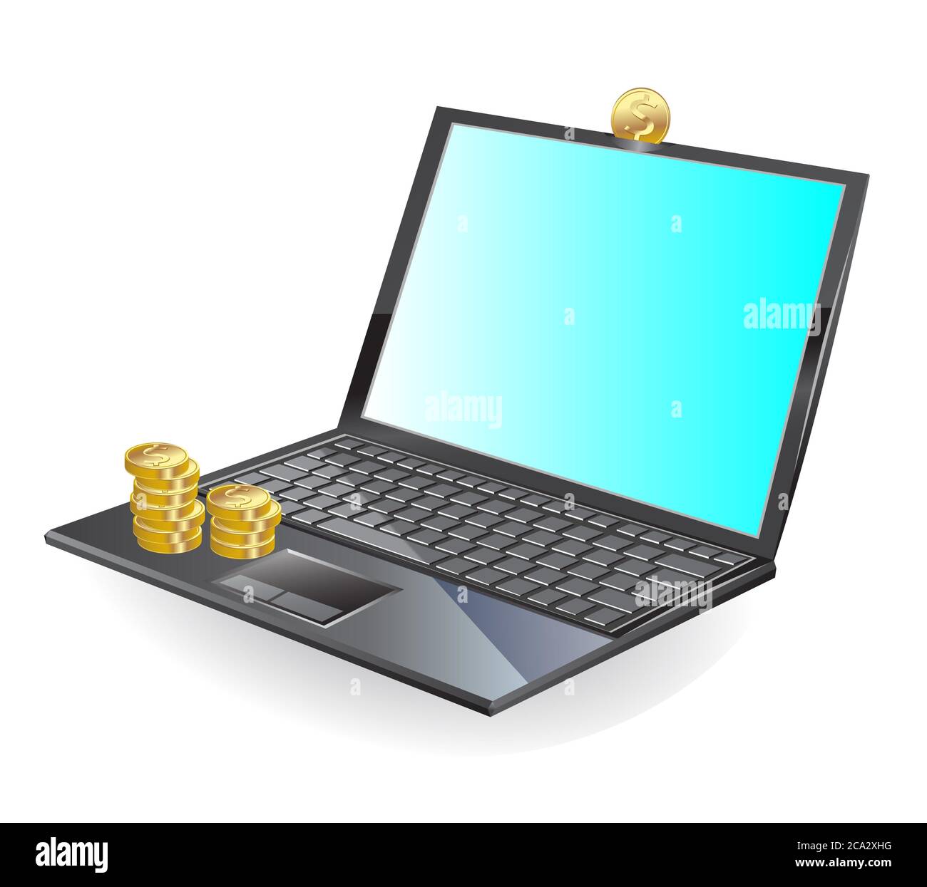 Gold reflection and screen hi-res stock photography and images - Alamy