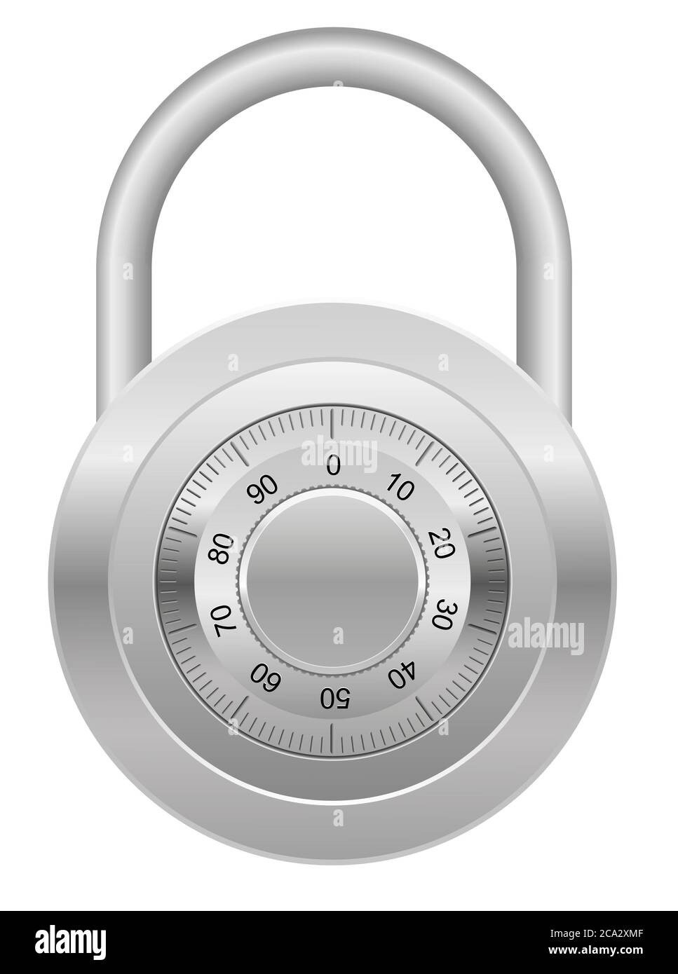 Combination Padlock Clipart