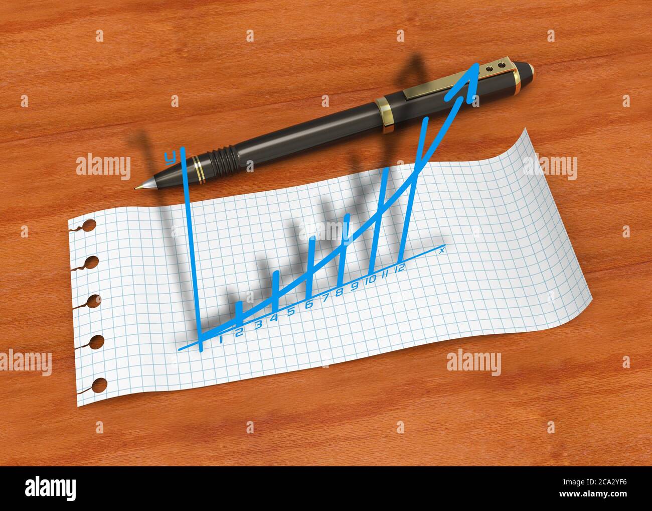 Pen and analysis chart hi-res stock photography and images - Alamy