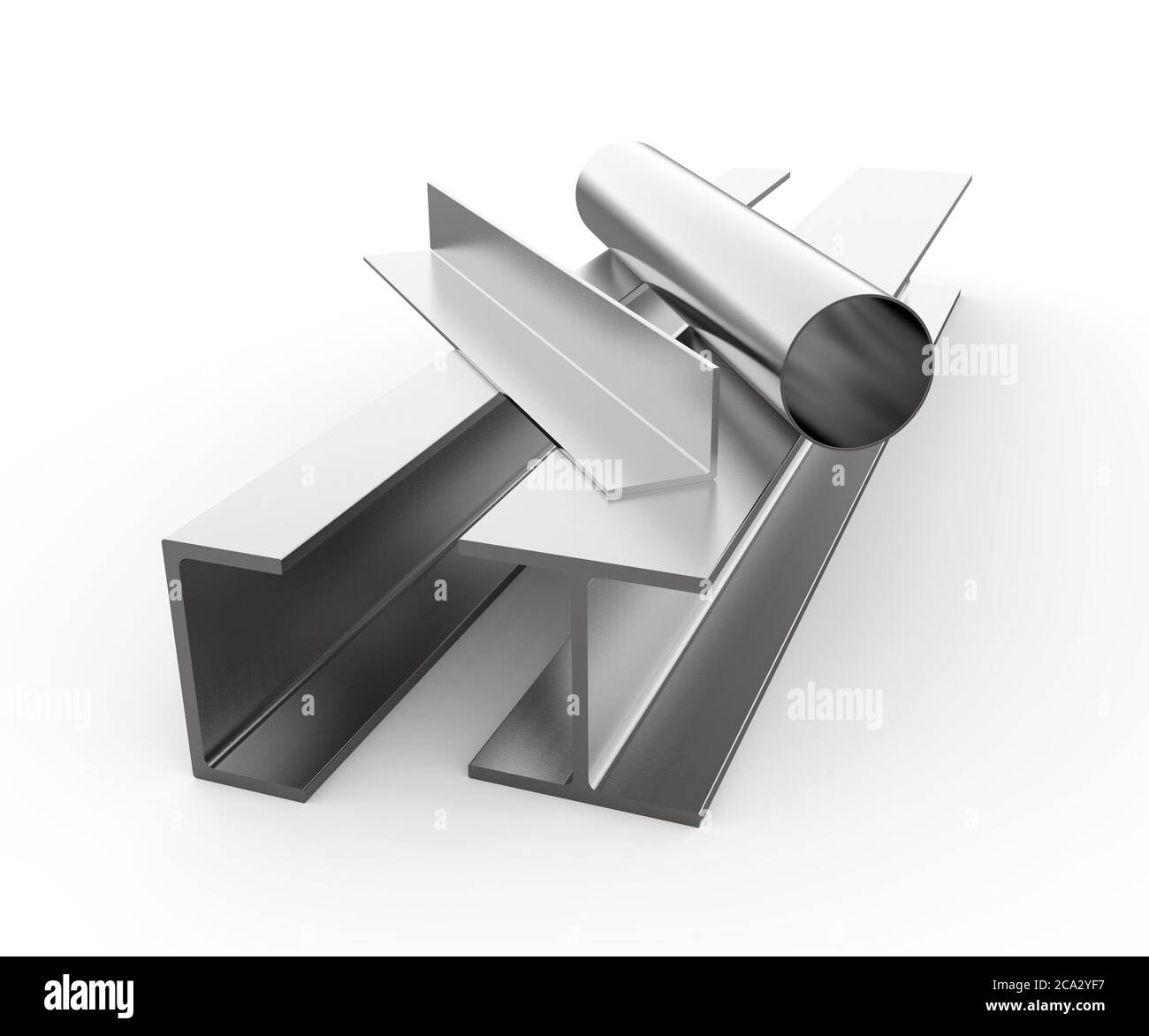 Metal building structure Cut Out Stock Images & Pictures - Alamy