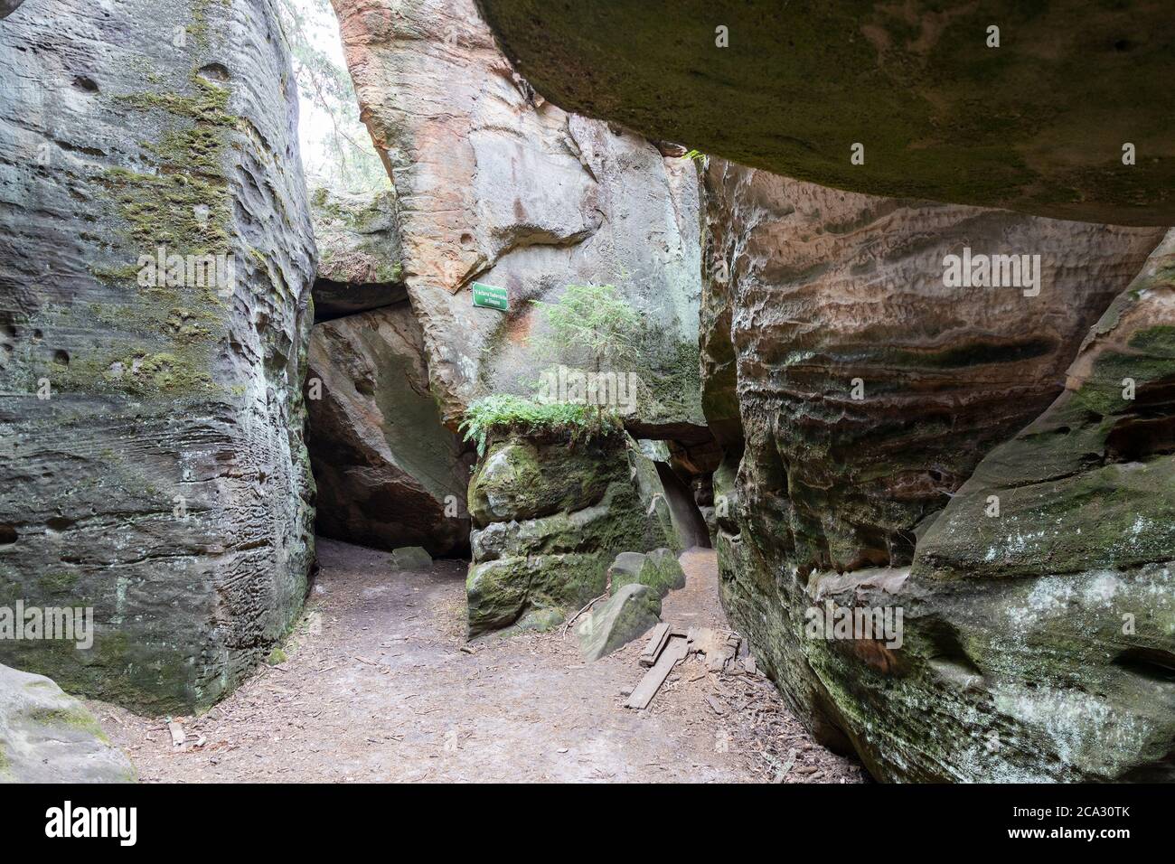 Sluj Václava Sadovského, Skalni mesto, chranena krajinna oblast, vrch ...