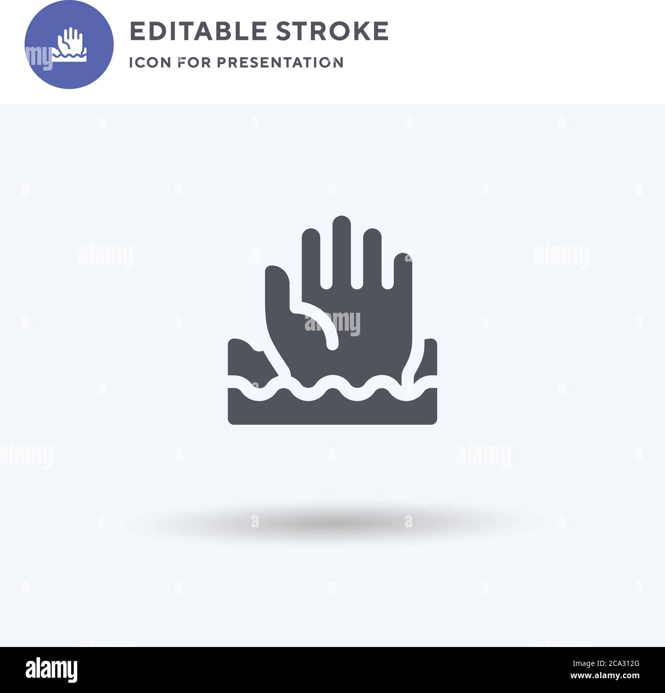 Help icon vector, filled flat sign, solid pictogram isolated on white ...