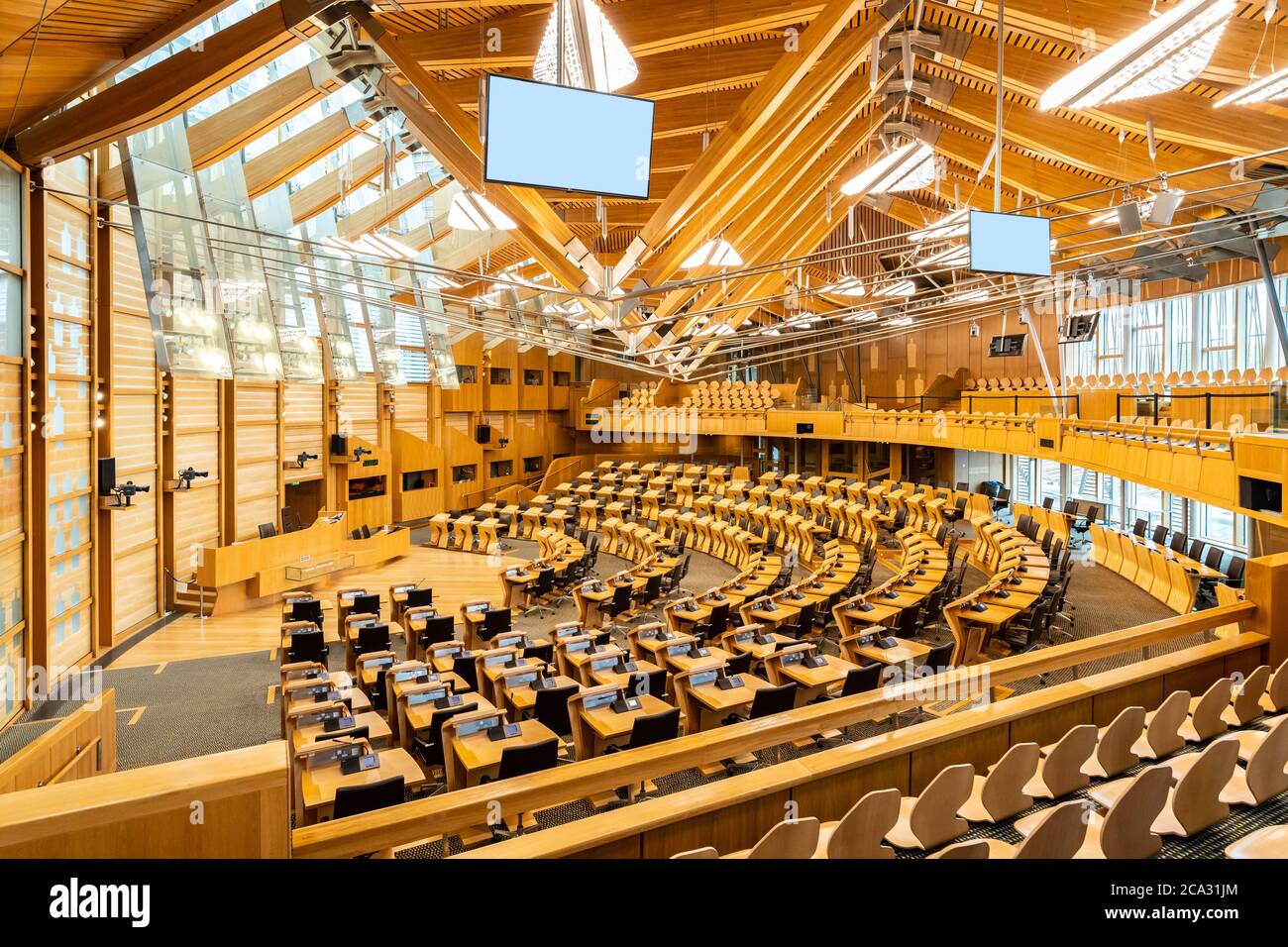 Scottish parliament chamber hi-res stock photography and images - Alamy