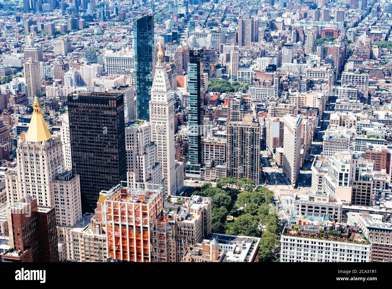 Flatiron building aerial hi-res stock photography and images - Alamy