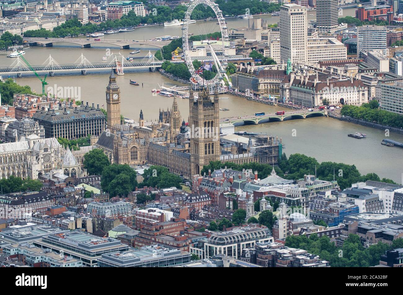 Aerial view westminster cathedral london hi-res stock photography and ...