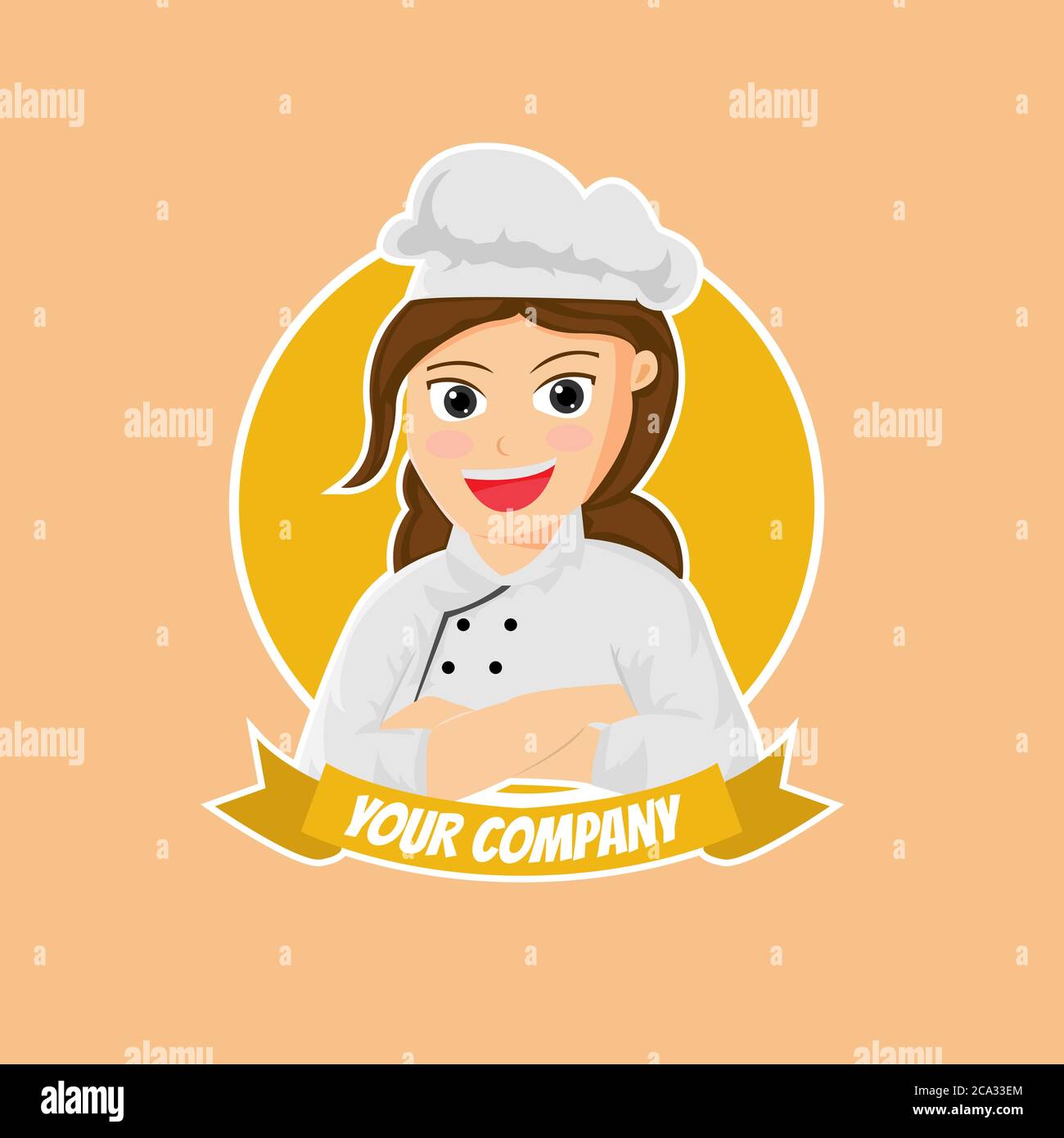 Female Chef Logo