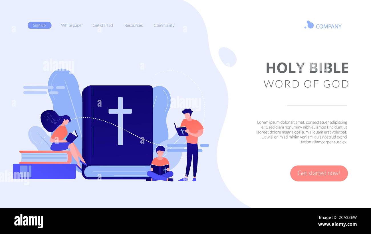 Holy bible word god Stock Vector Images - Alamy