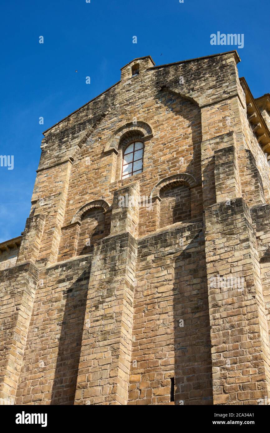 The romanesque church monastery saint peter hi-res stock photography ...