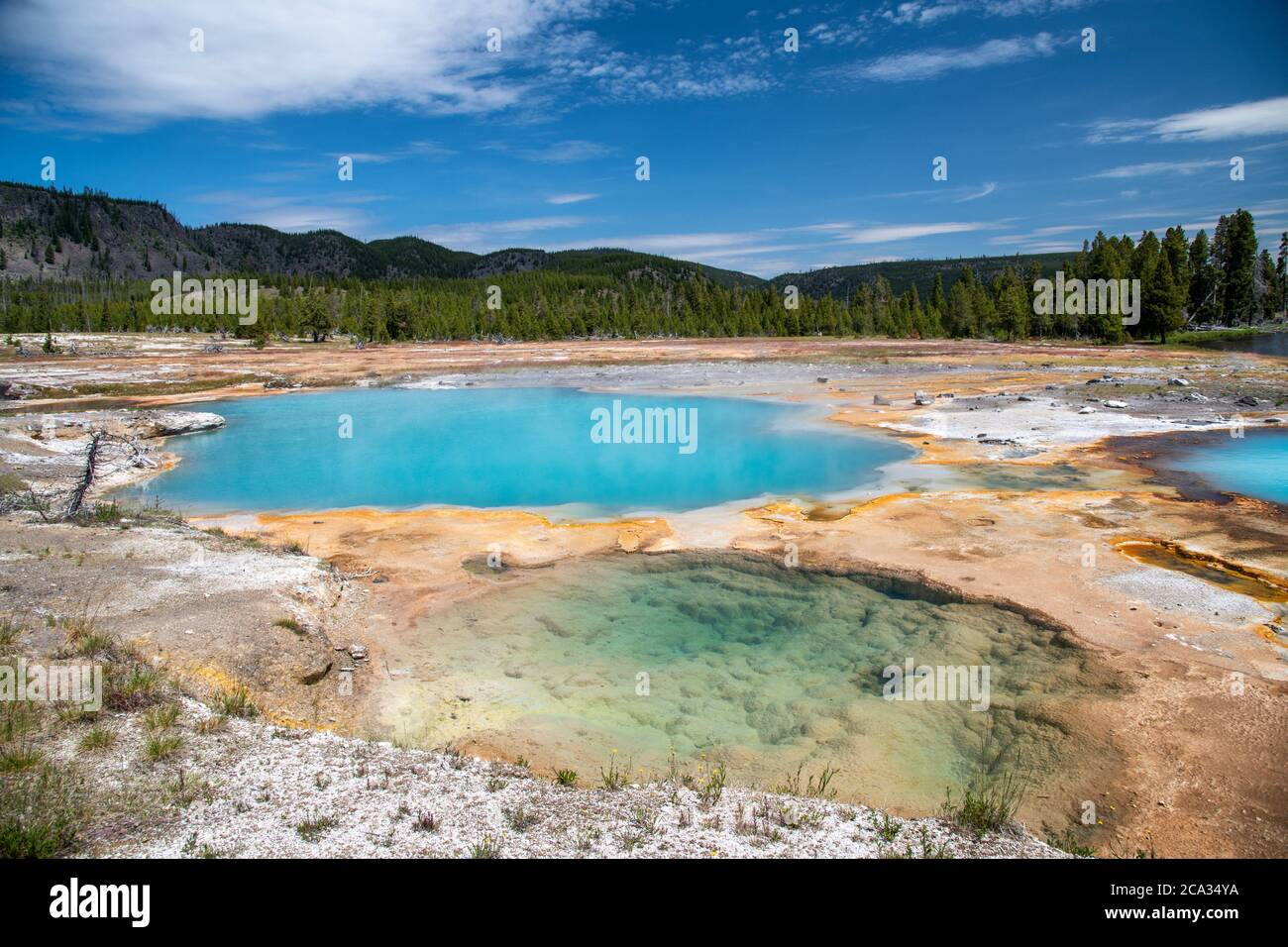 Yellowstone Sulphur Pools High Resolution Stock Photography and Images ...