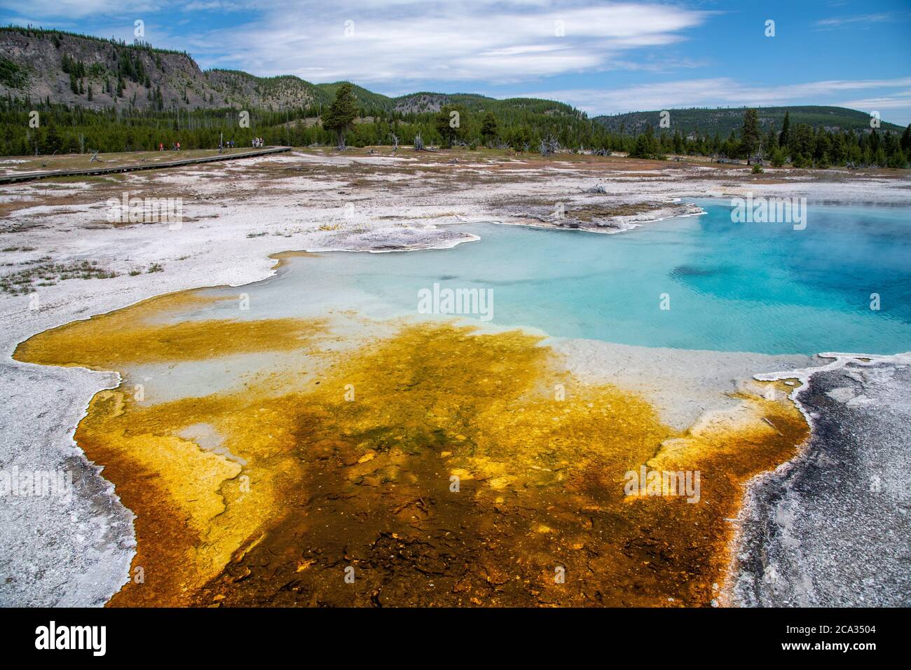 Yellowstone Sulphur Pools High Resolution Stock Photography and Images ...