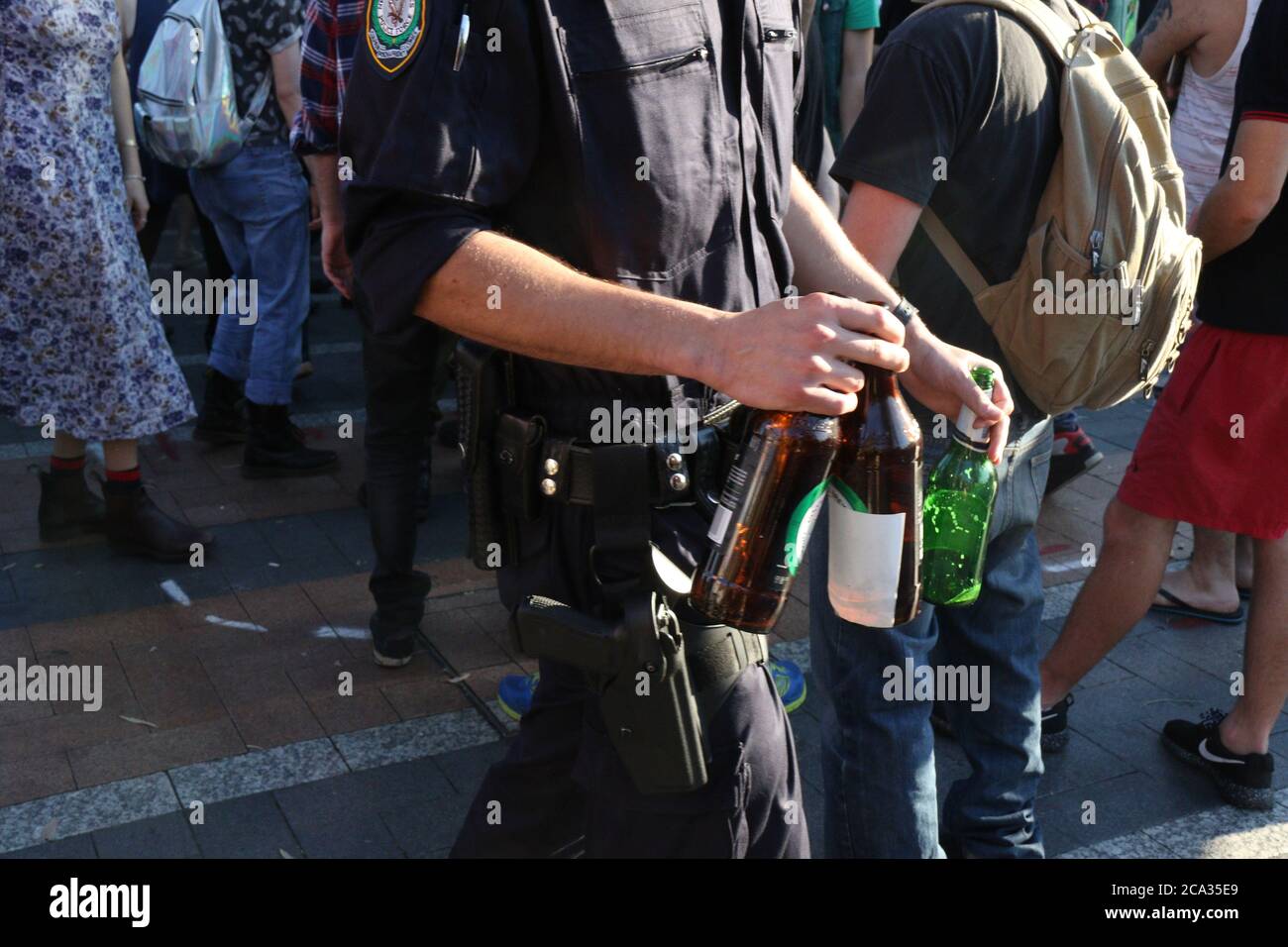 Reclaim the Streets protests against lockout laws in Sydney Stock Photo ...