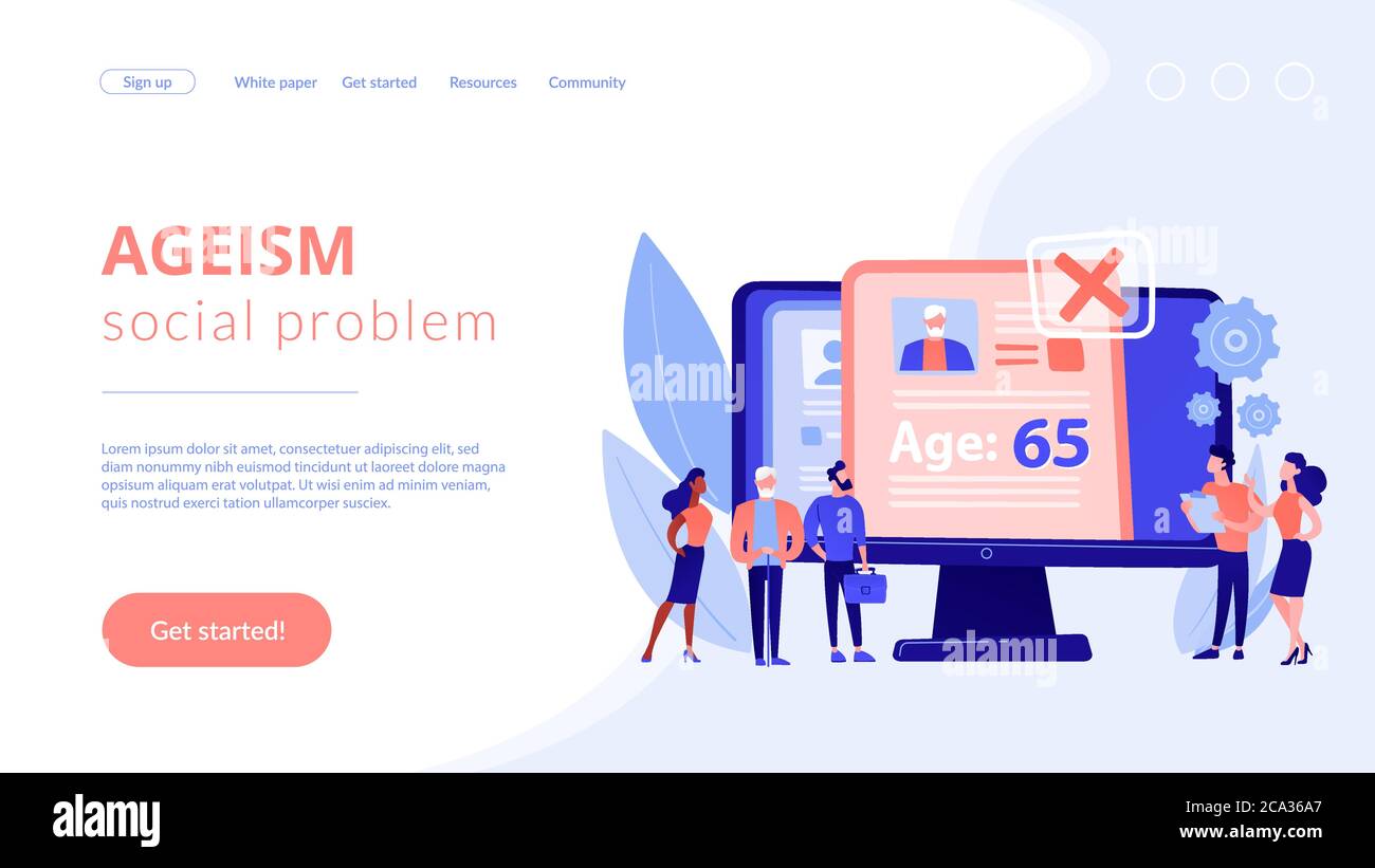 Ageism Stock Vector Images - Alamy