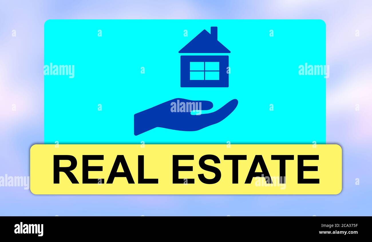 Illustration of a real estate concept Stock Photo - Alamy