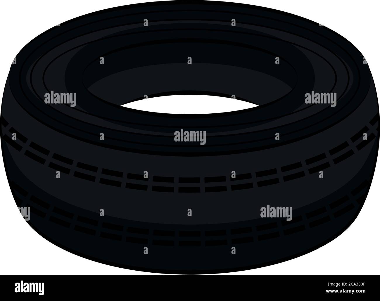 Isolated tire icon. Recycled tire icon - Vector Stock Vector Image ...