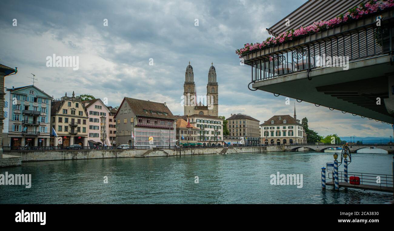Zurich switzerland skyline hi-res stock photography and images - Alamy