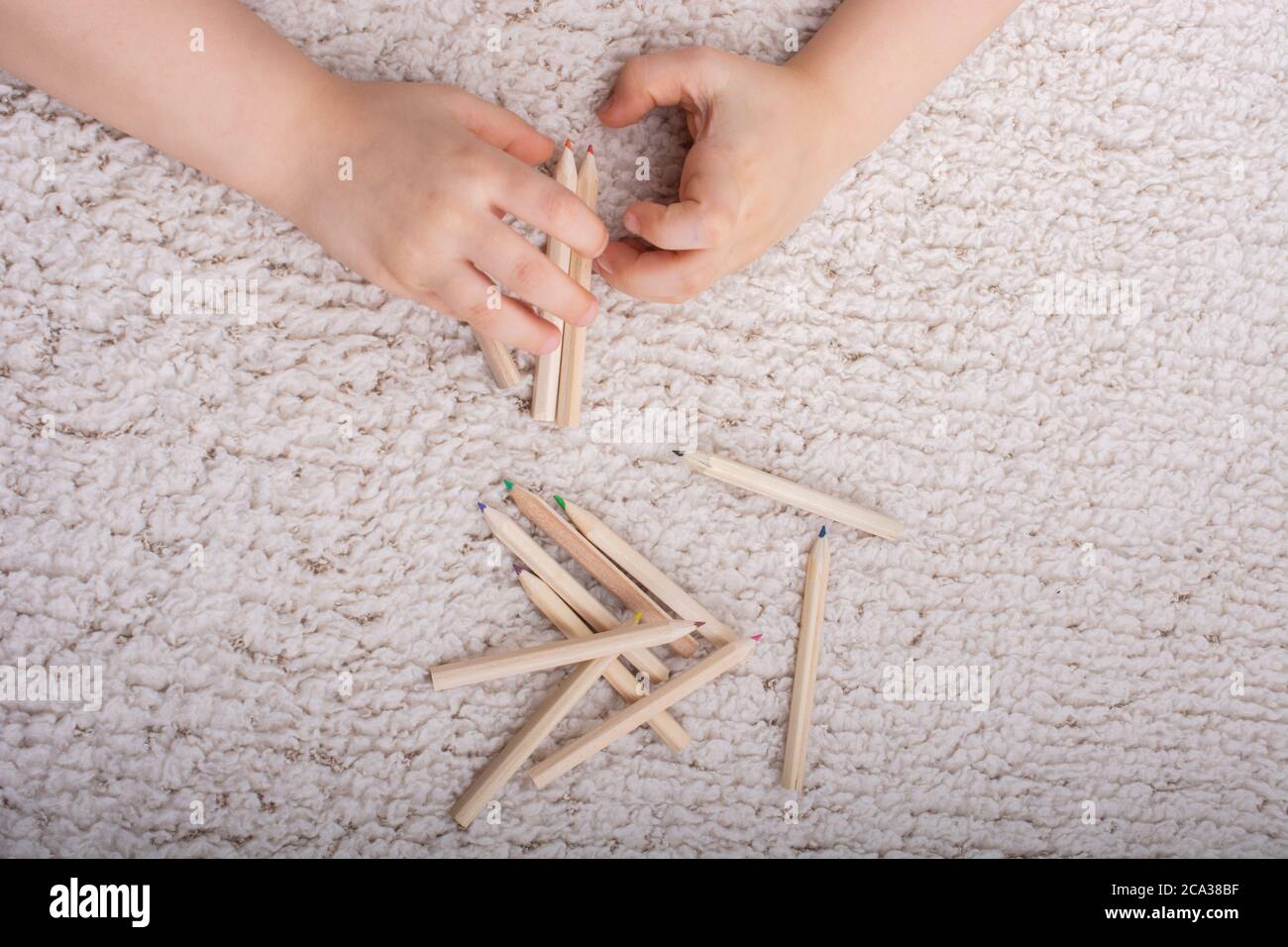 Variety of colors vector set of colored pencils. Drawing and painting ...