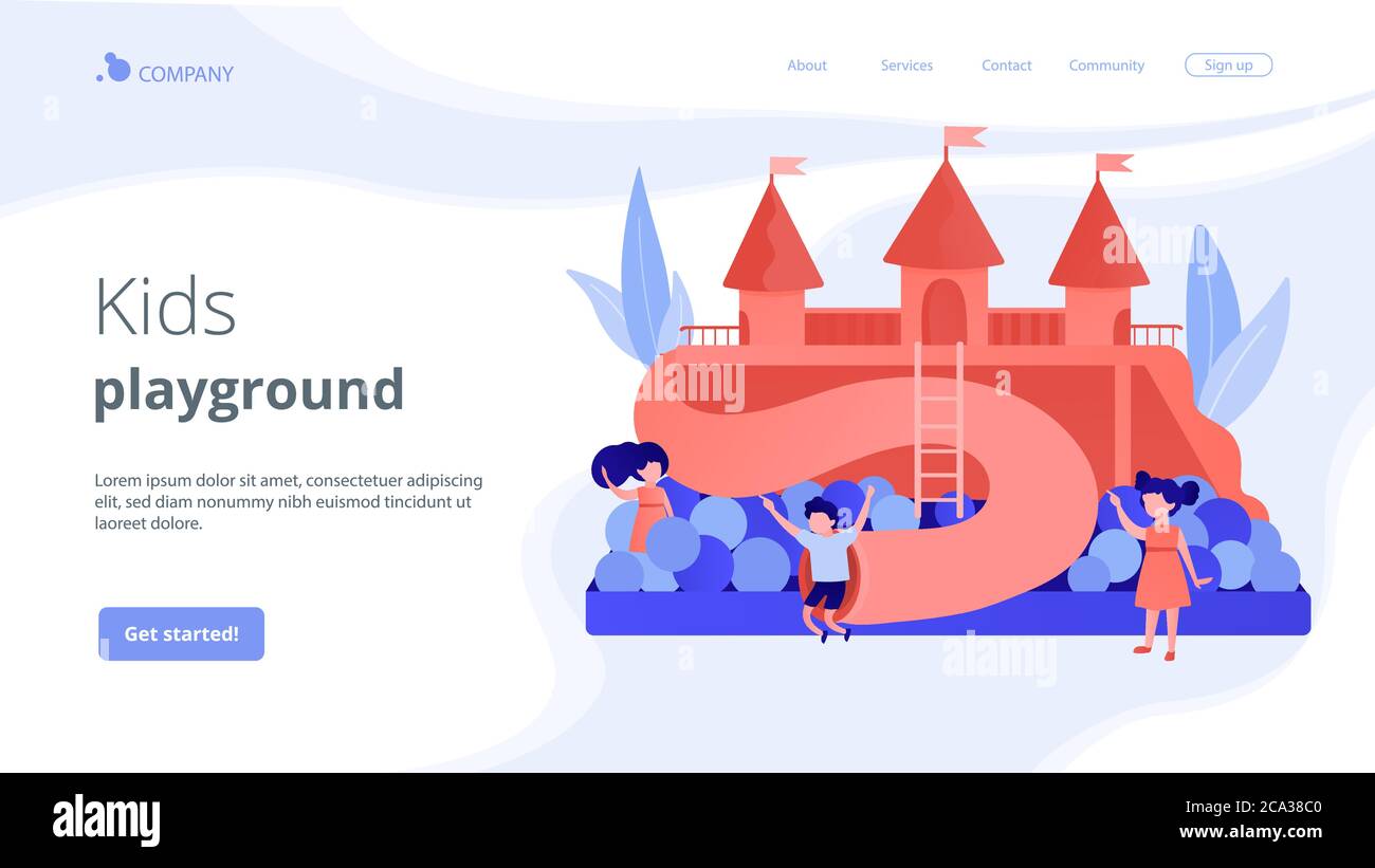 Tube slide playground Stock Vector Images - Alamy