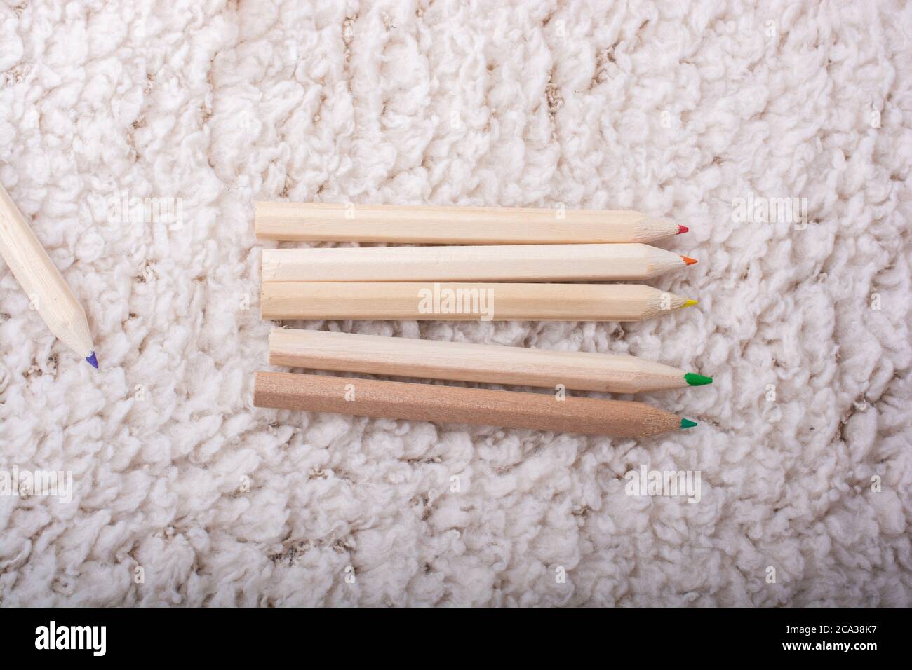 Variety of colors vector set of colored pencils. Drawing and painting ...