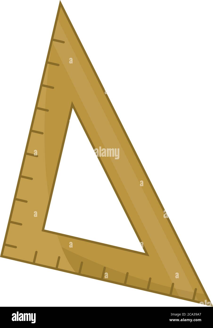 Wood square ruler Stock Vector Images - Alamy