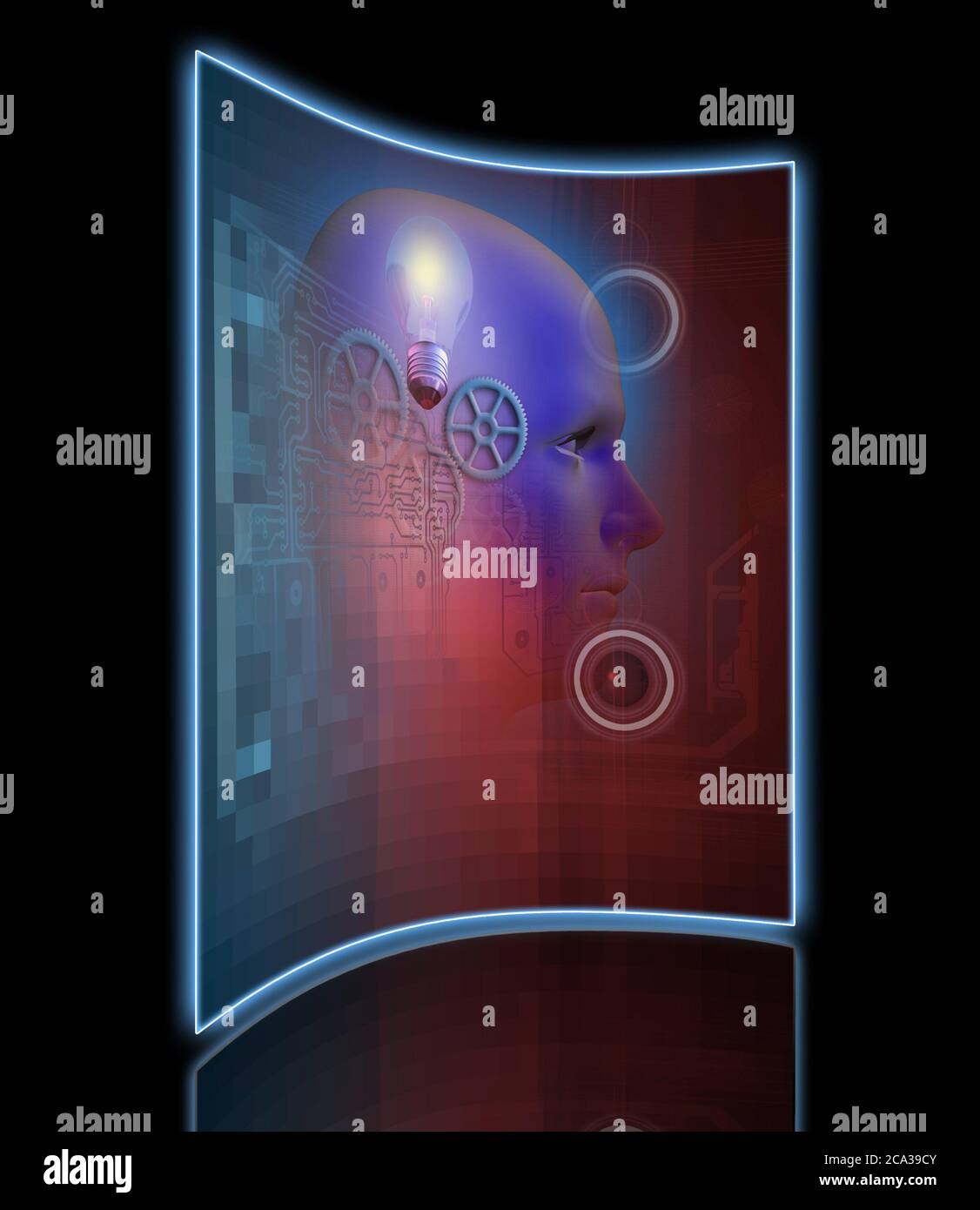 Profile light hi-res stock photography and images - Alamy