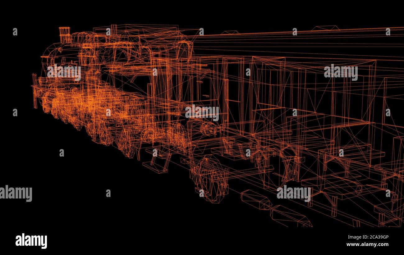 Hologram of train hi-res stock photography and images - Alamy