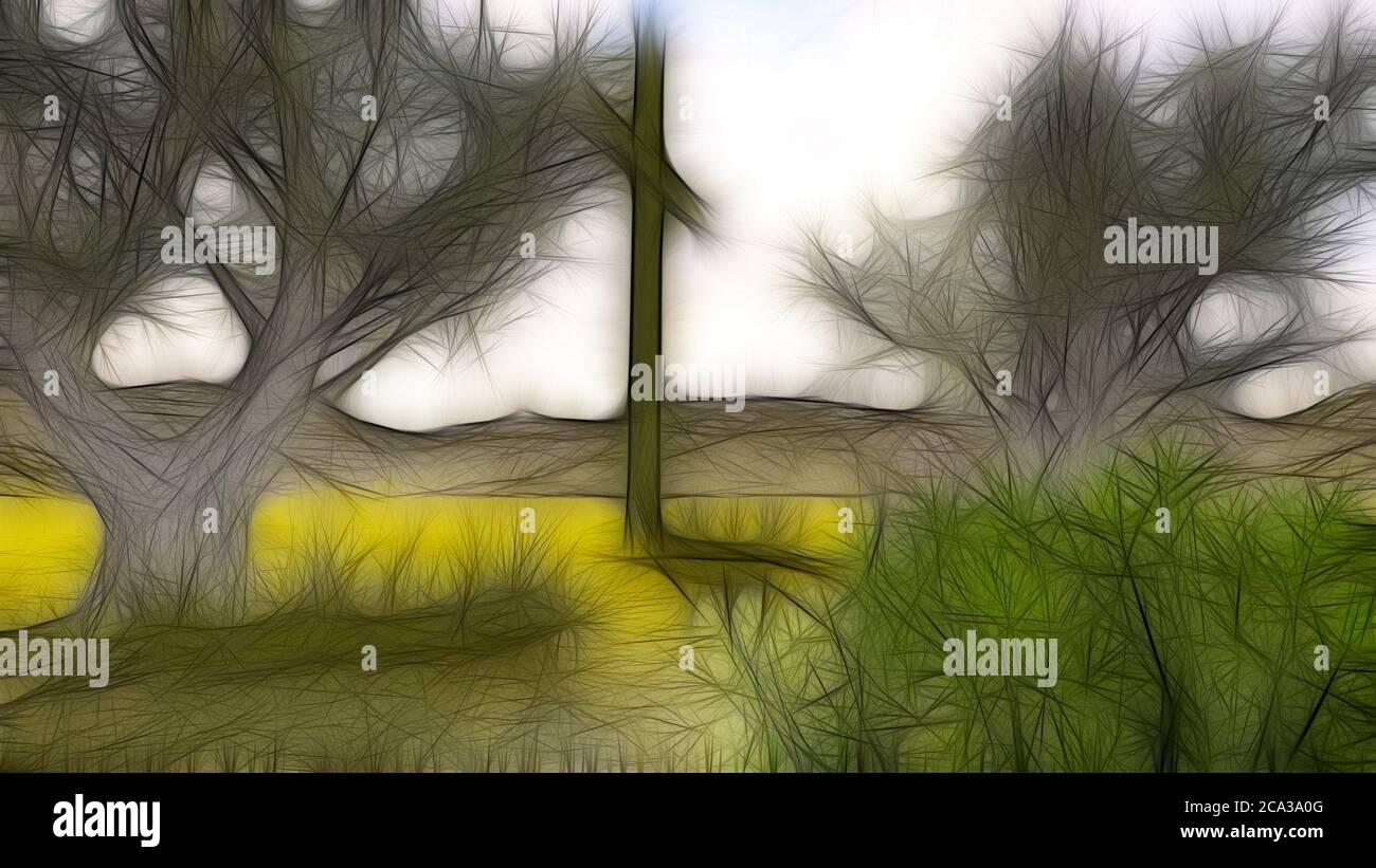 Cross in nature Stock Photo - Alamy