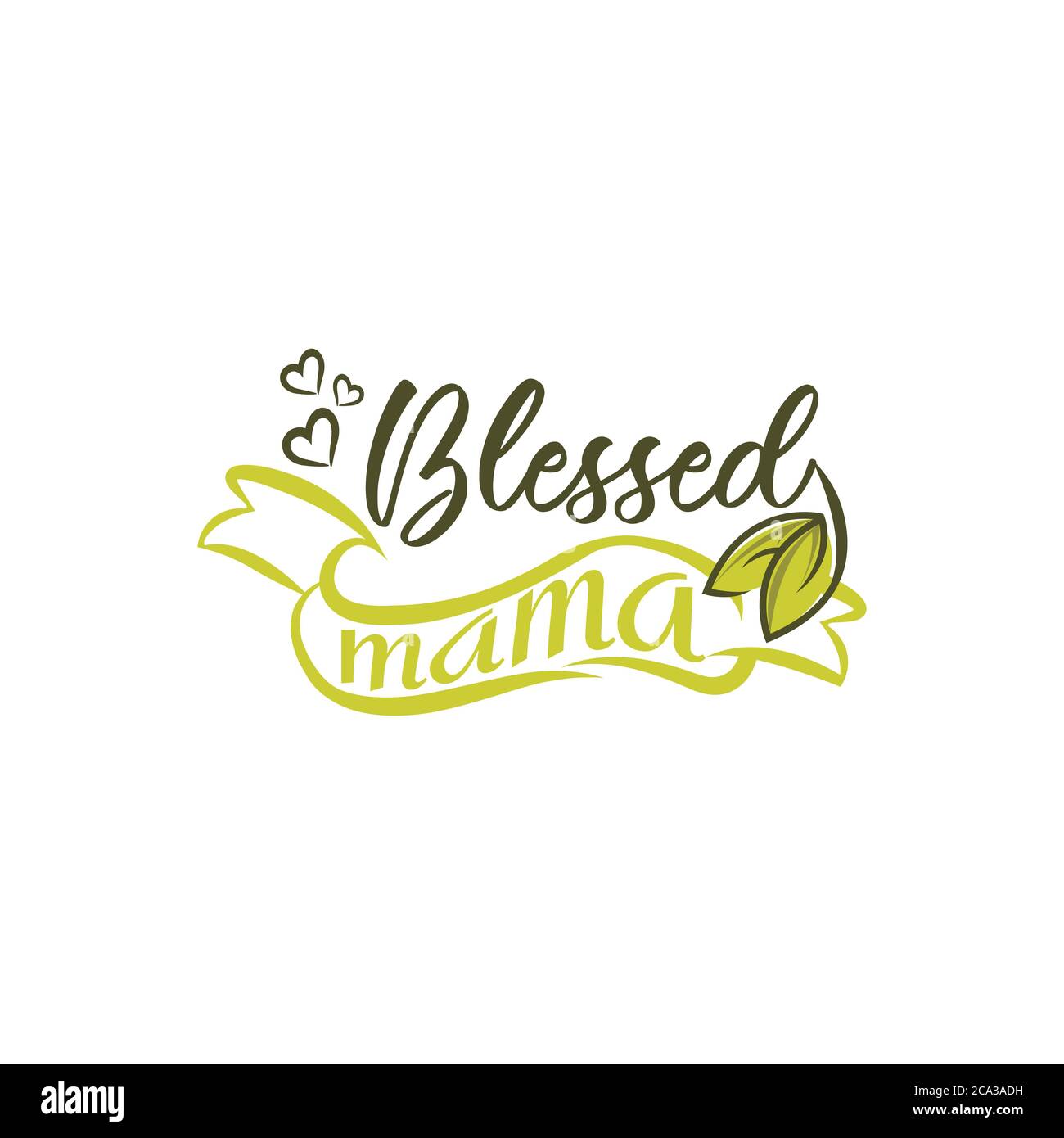 Blessed Mama- calligraphy Good for greeting card, flyer, poster, banner ...