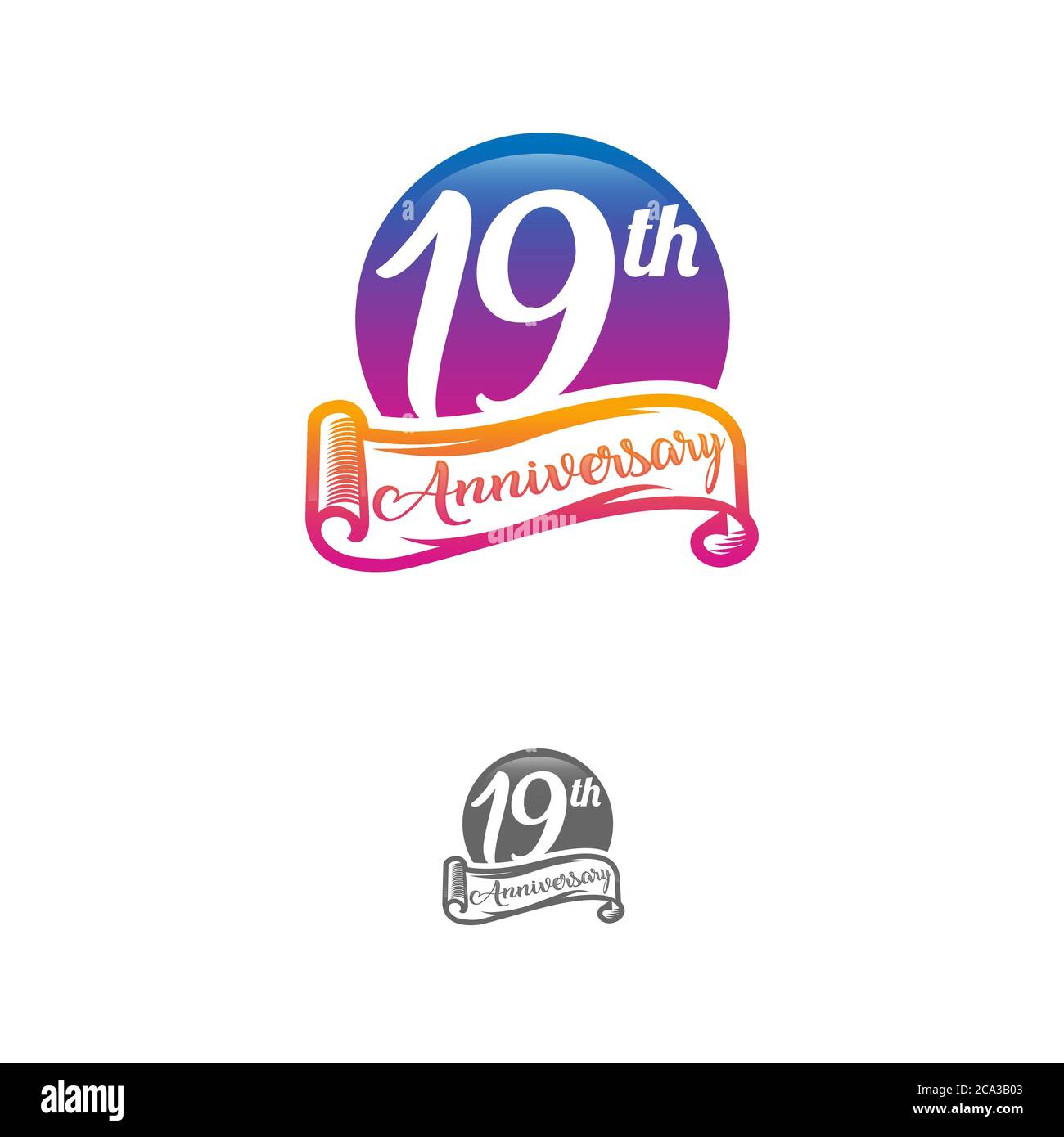 19th birthday Stock Vector Images - Alamy