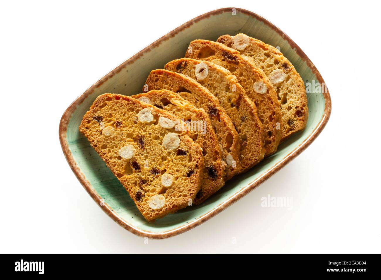 Crispy biscuits with fruit. Italian biscotti Stock Photo - Alamy