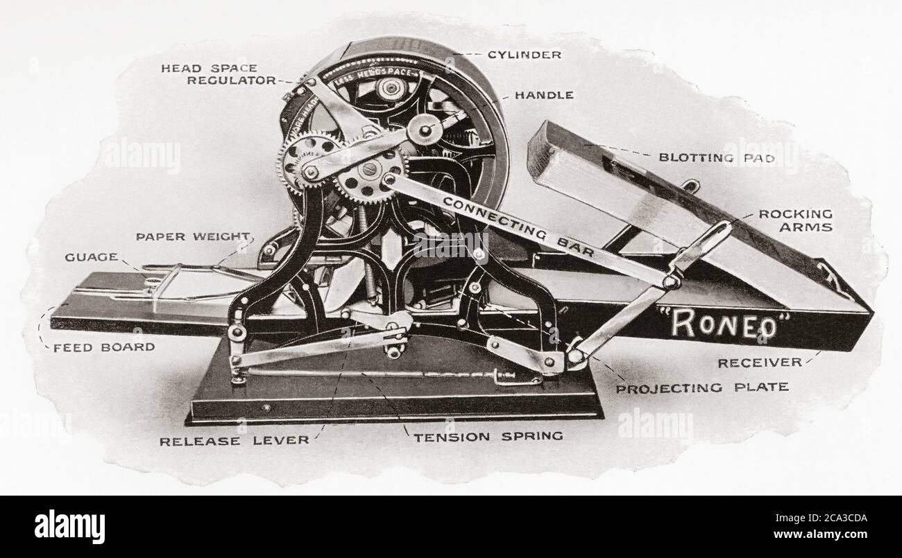 The roneo duplicator hi-res stock photography and images - Alamy