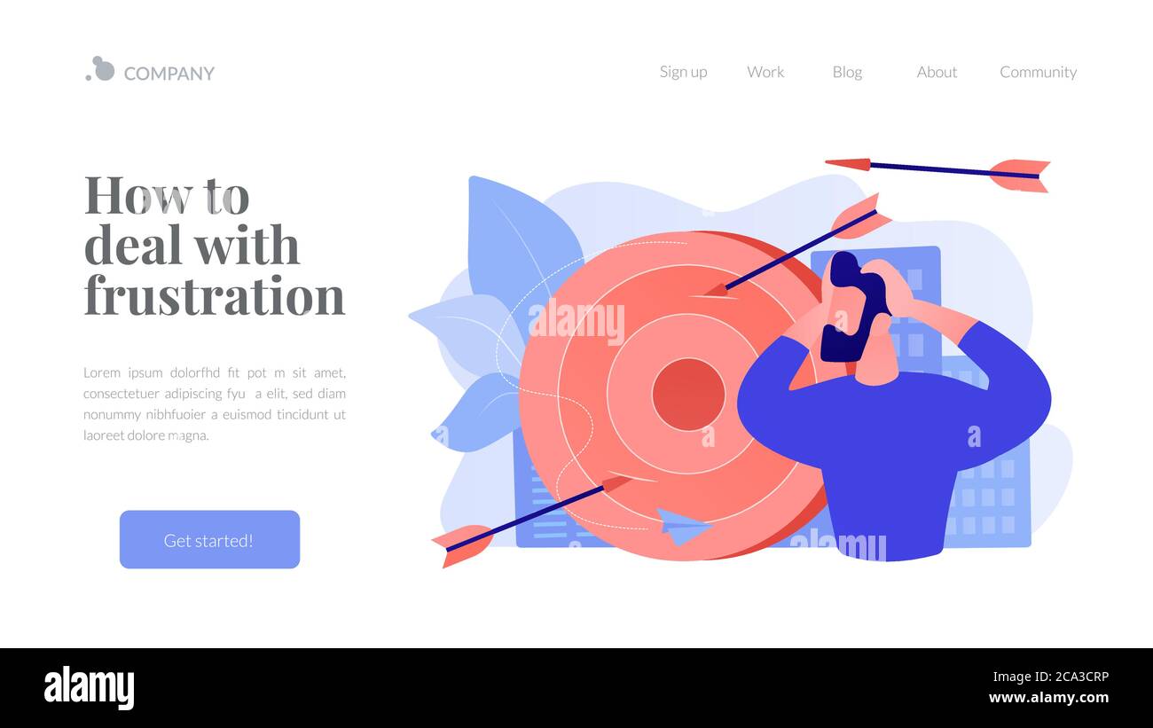 Frustration exhausted Cut Out Stock Images & Pictures - Alamy