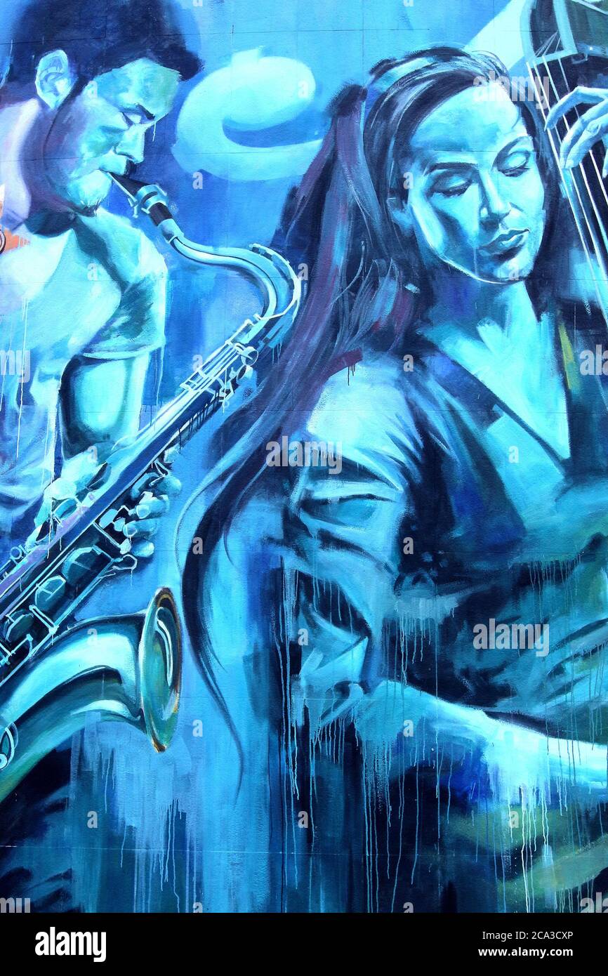 Graffiti jazz hi-res stock photography and images - Alamy