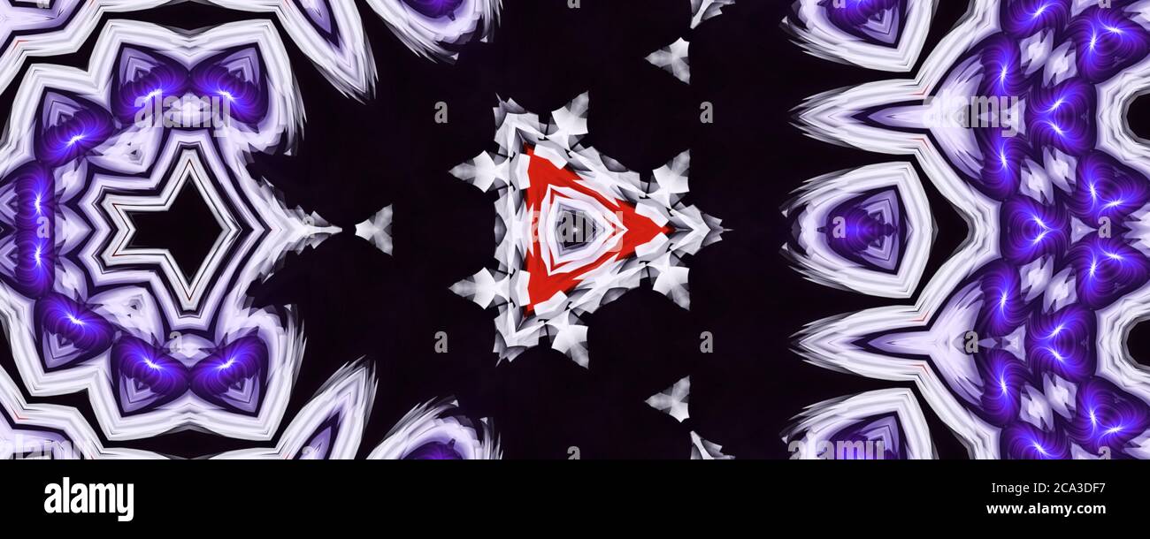 Red and white polygon background or frame. Abstract Triangle ...