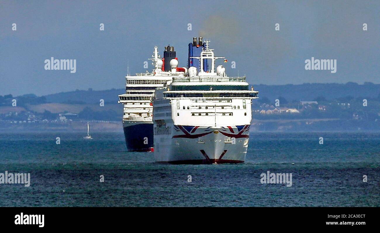Dorset coast bournemouth cruise companies temporarily suspend hi-res ...
