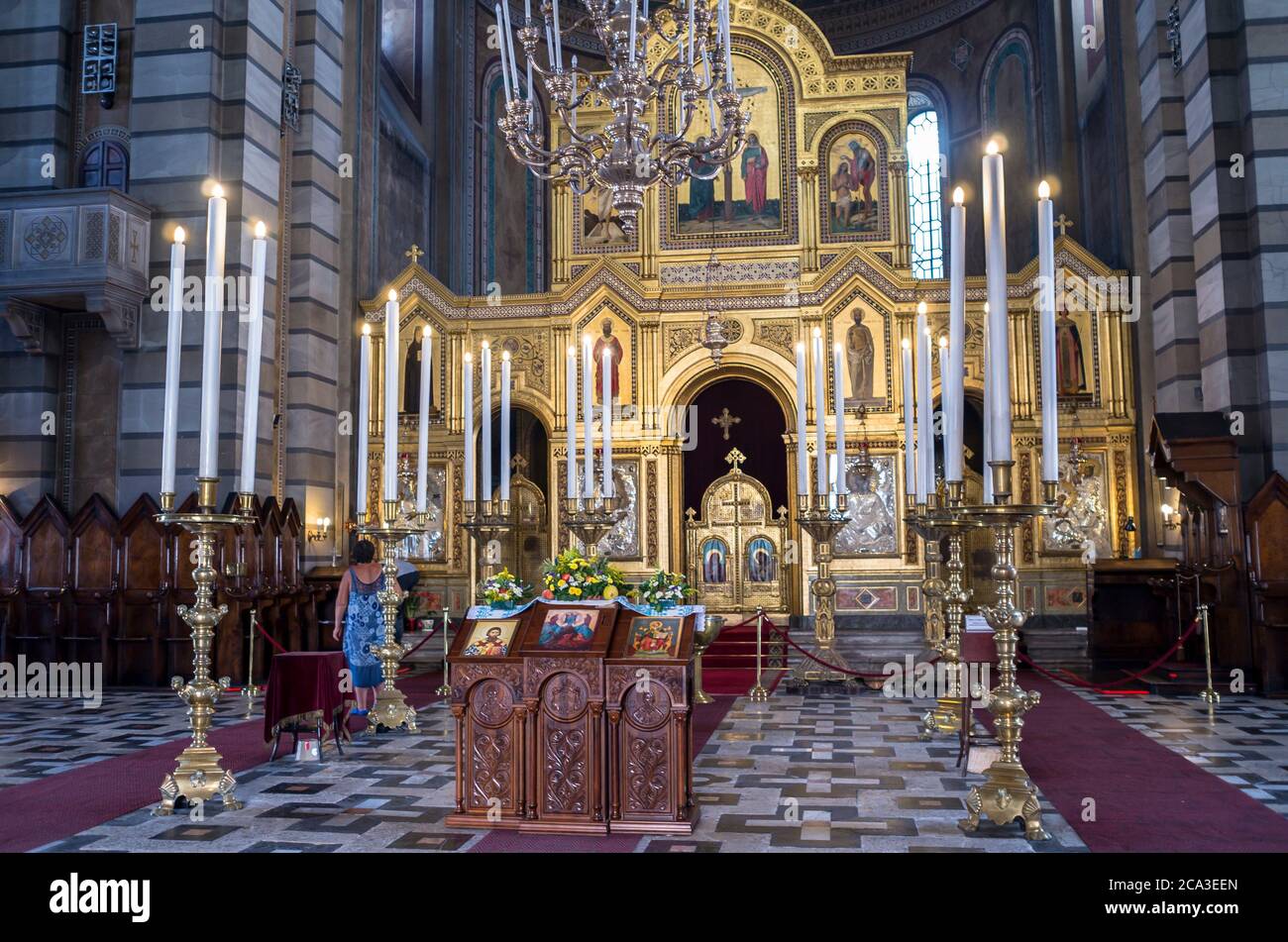 Orthodox church of st spyridon hi-res stock photography and images - Alamy