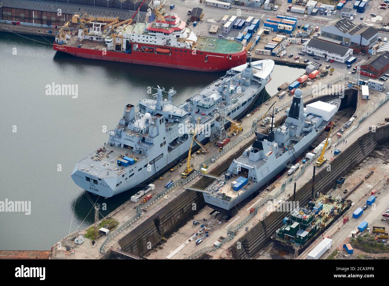 The new antarctic survey ship rrs sir david attenborough at hi-res ...