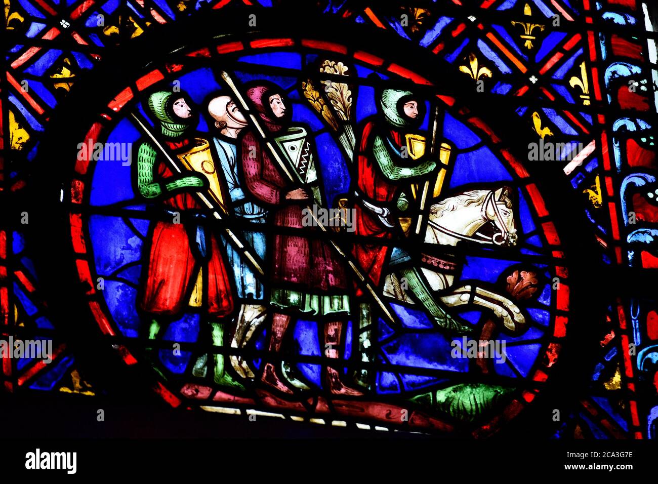 French stained glass hi-res stock photography and images - Alamy