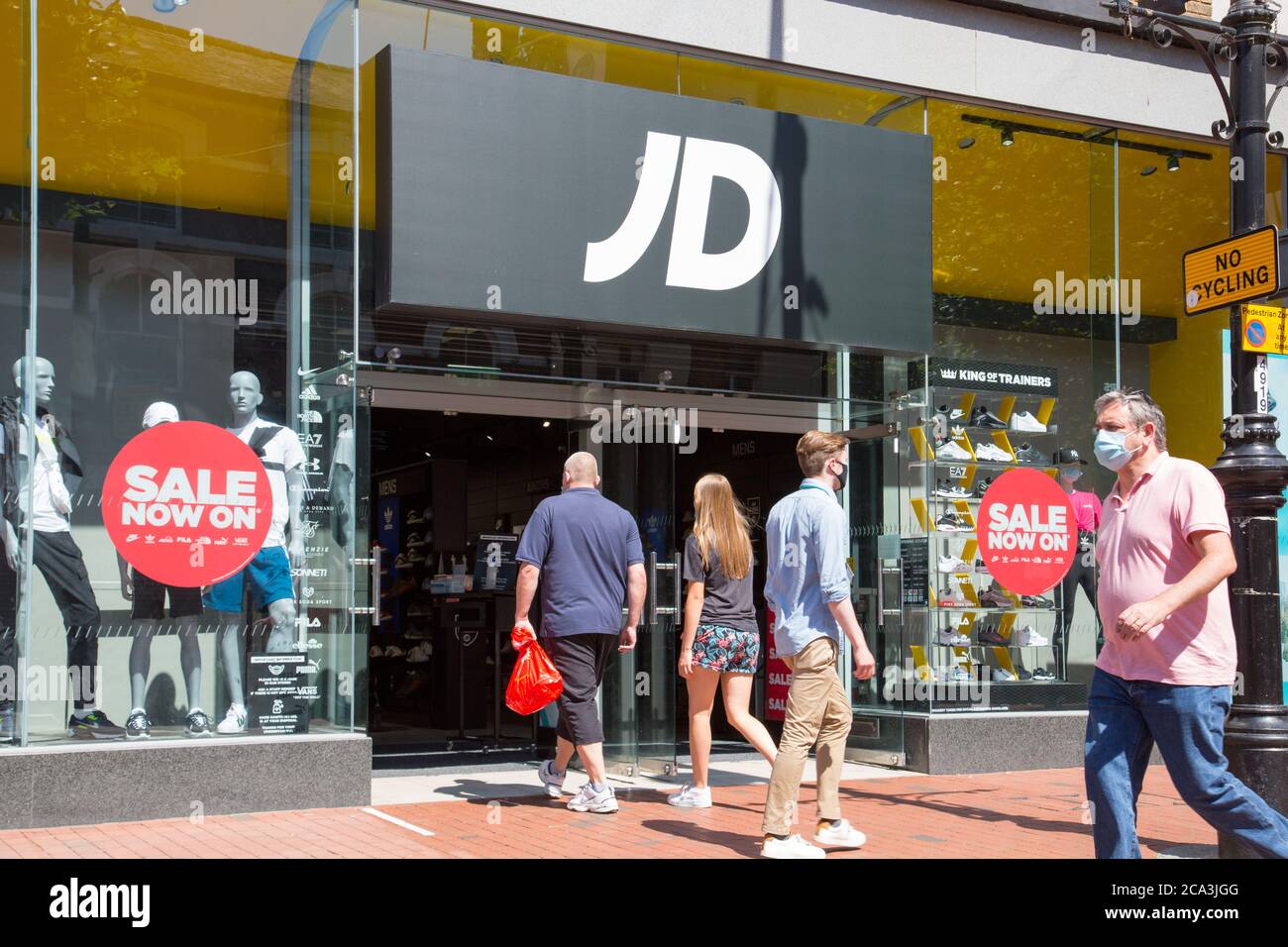 JD Sports store, Reading Stock Photo - Alamy