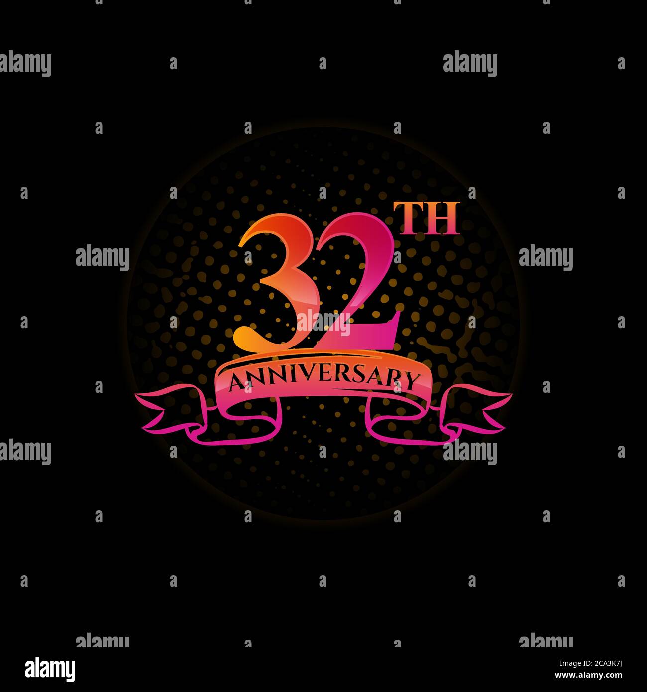 32th wedding anniversary Stock Vector Images - Alamy