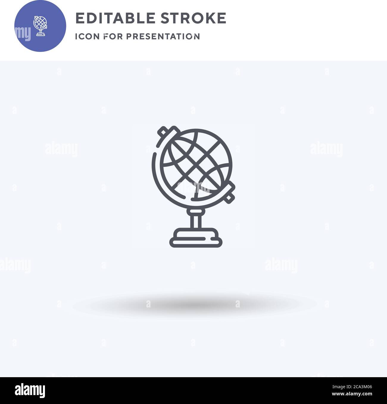 Geography icon vector, filled flat sign, solid pictogram isolated on ...