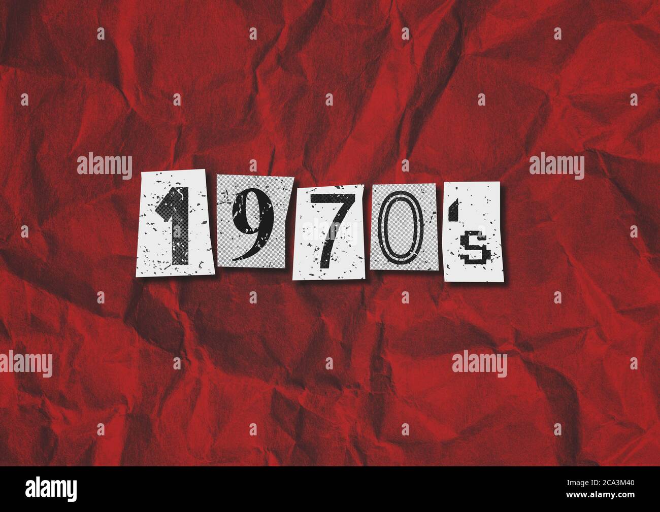 1970s Music Collage