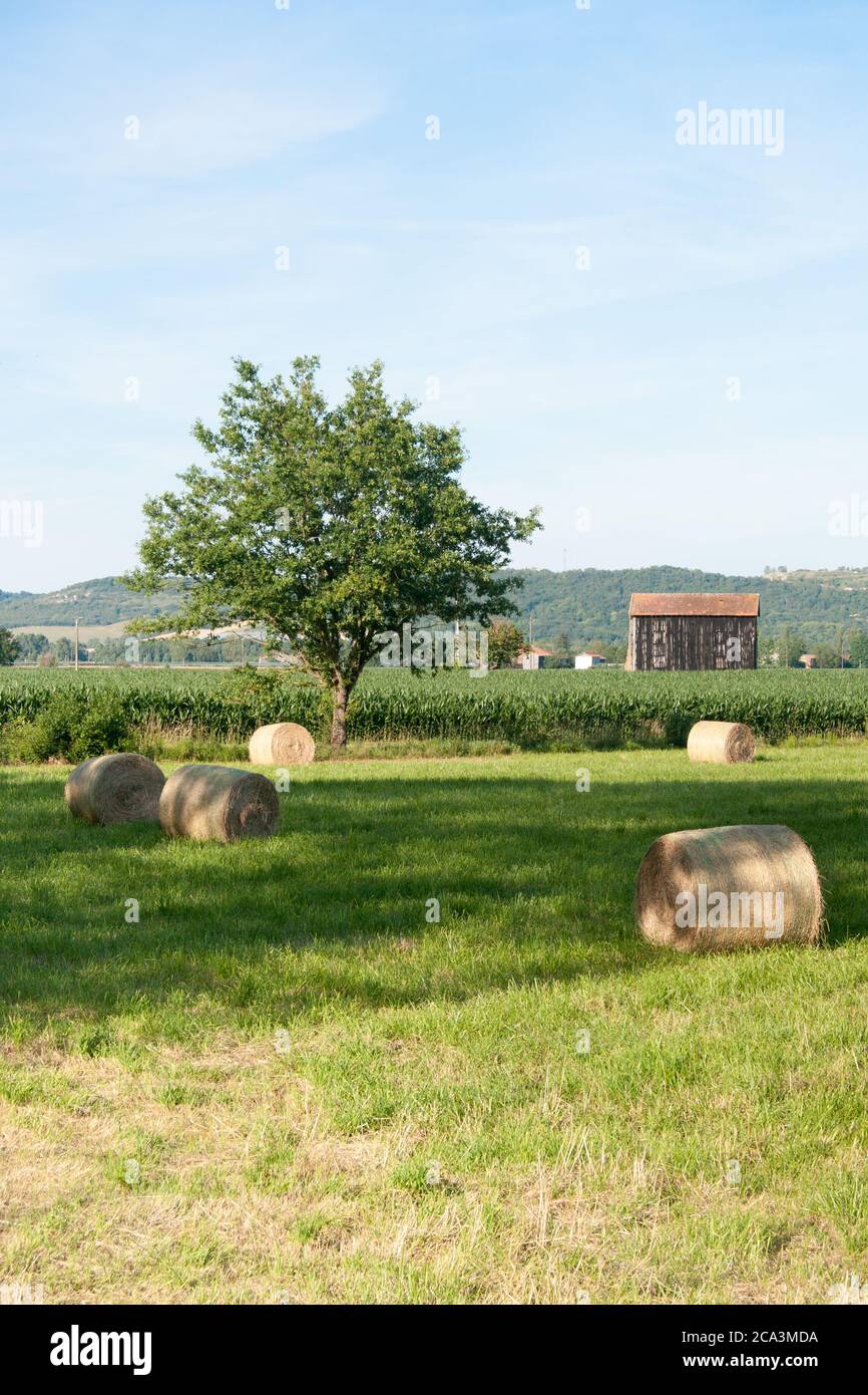 A Rural French Landscape Stock Photo - Alamy