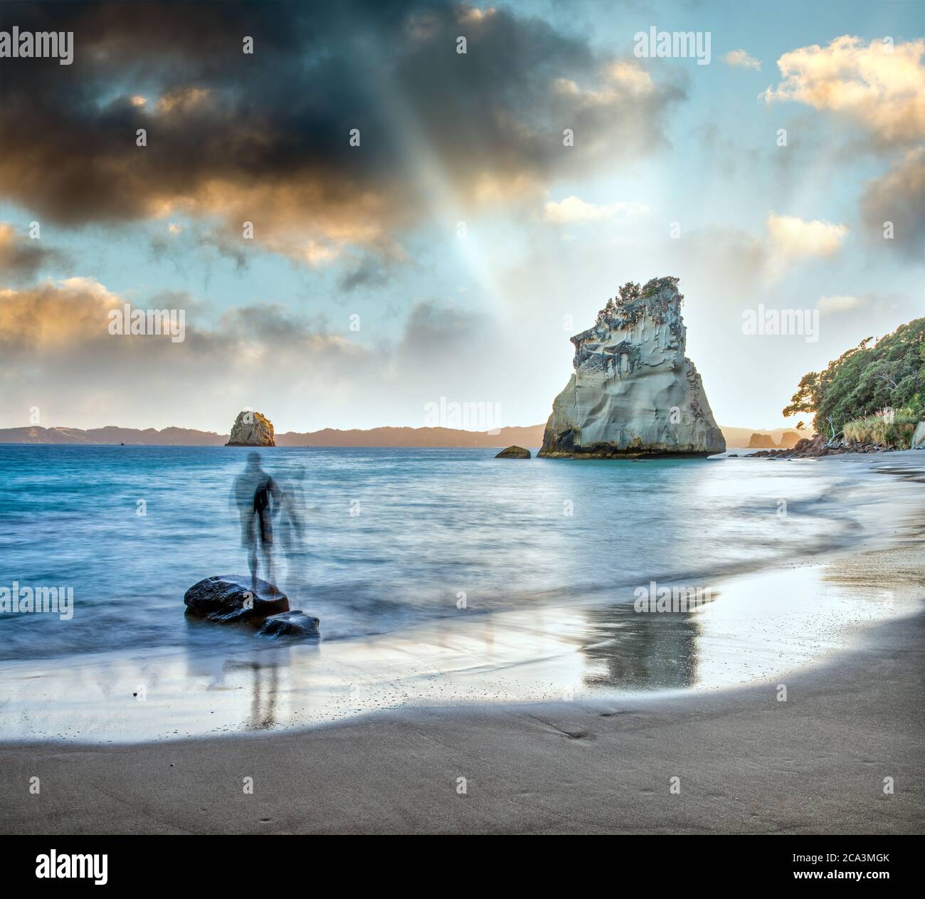 Cathedral Cove marine reserve on the Coromandel Peninsula in New ...