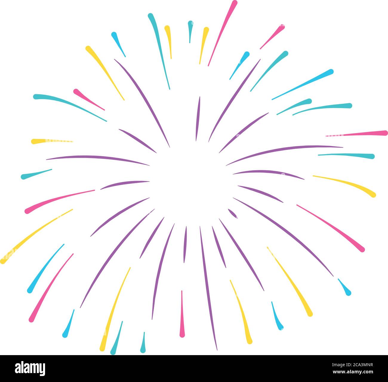 firework explosion icon, flat style, vector illustration Stock Vector ...