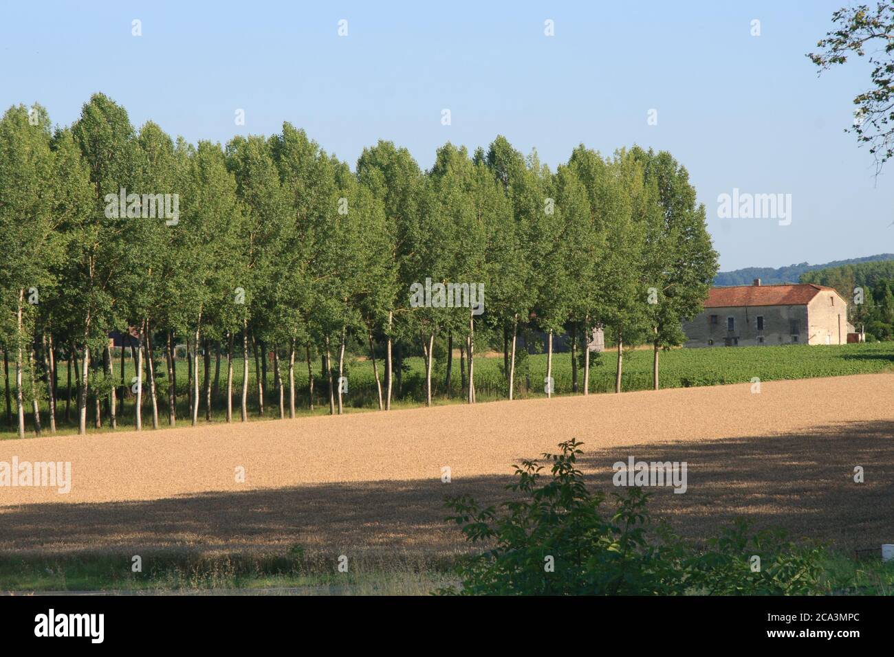 A Rural French Landscape Stock Photo - Alamy